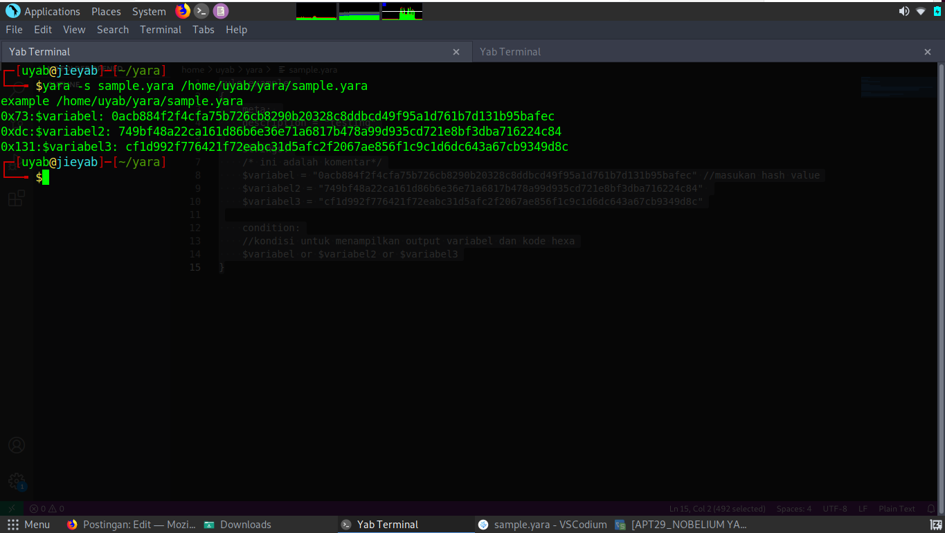 Investigasi malware dengan yara rules – TEGALSEC